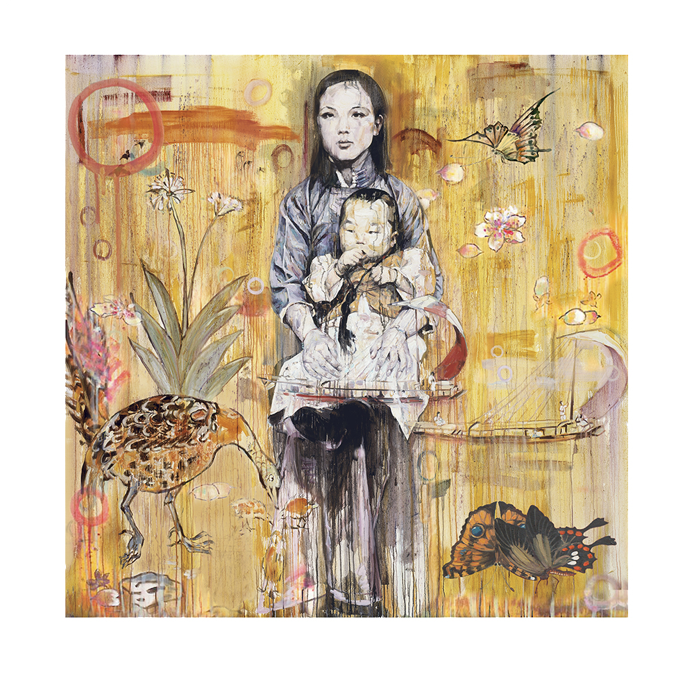 Hung Liu - Mother and Child Edition - Turner Carroll Gallery