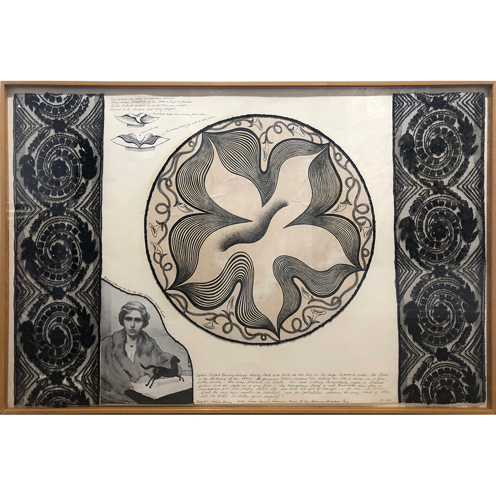 Judy Chicago - Natalie Barney Collage - Turner Carroll Gallery