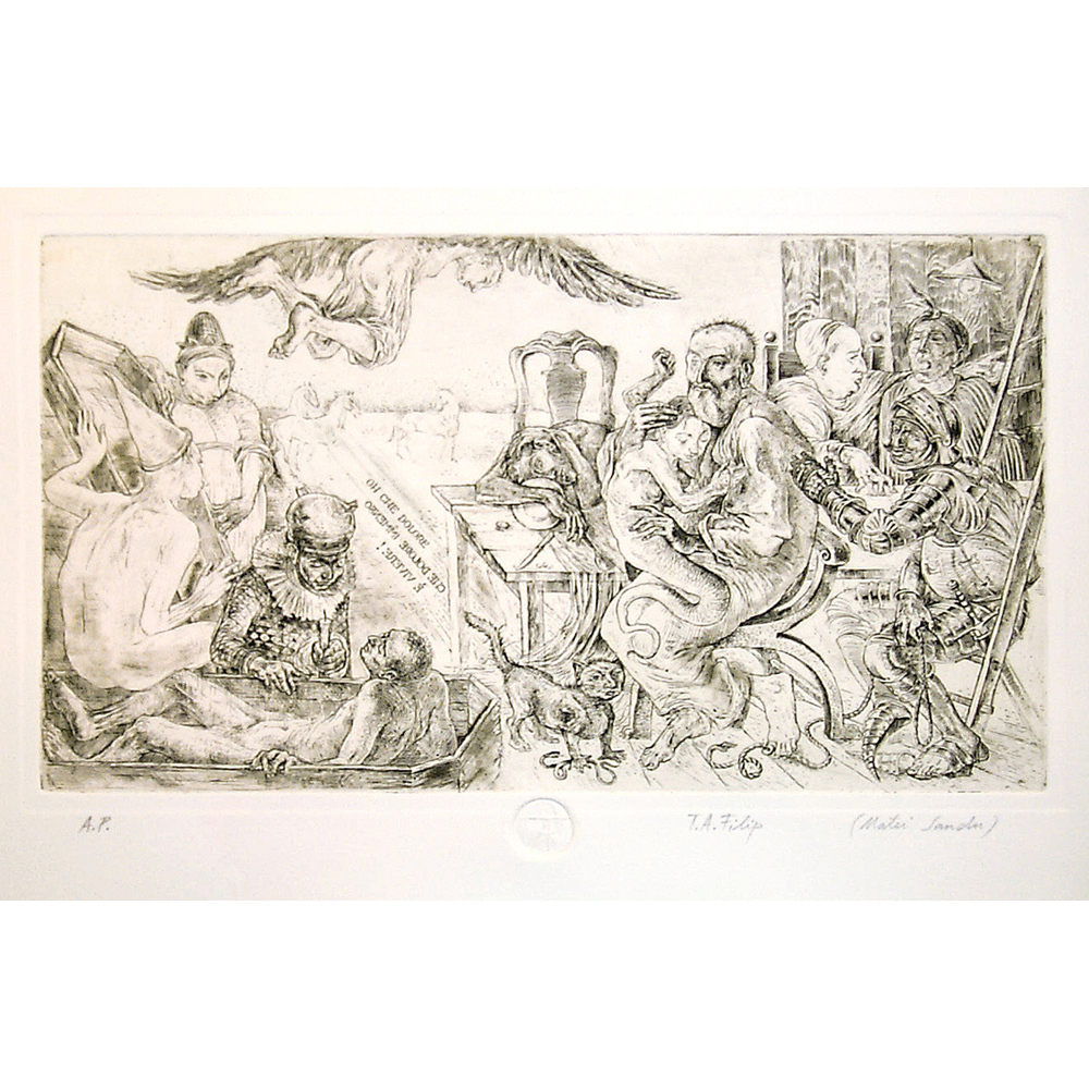 Traian Filip - Oh Che Dolore - Turner Carroll Gallery