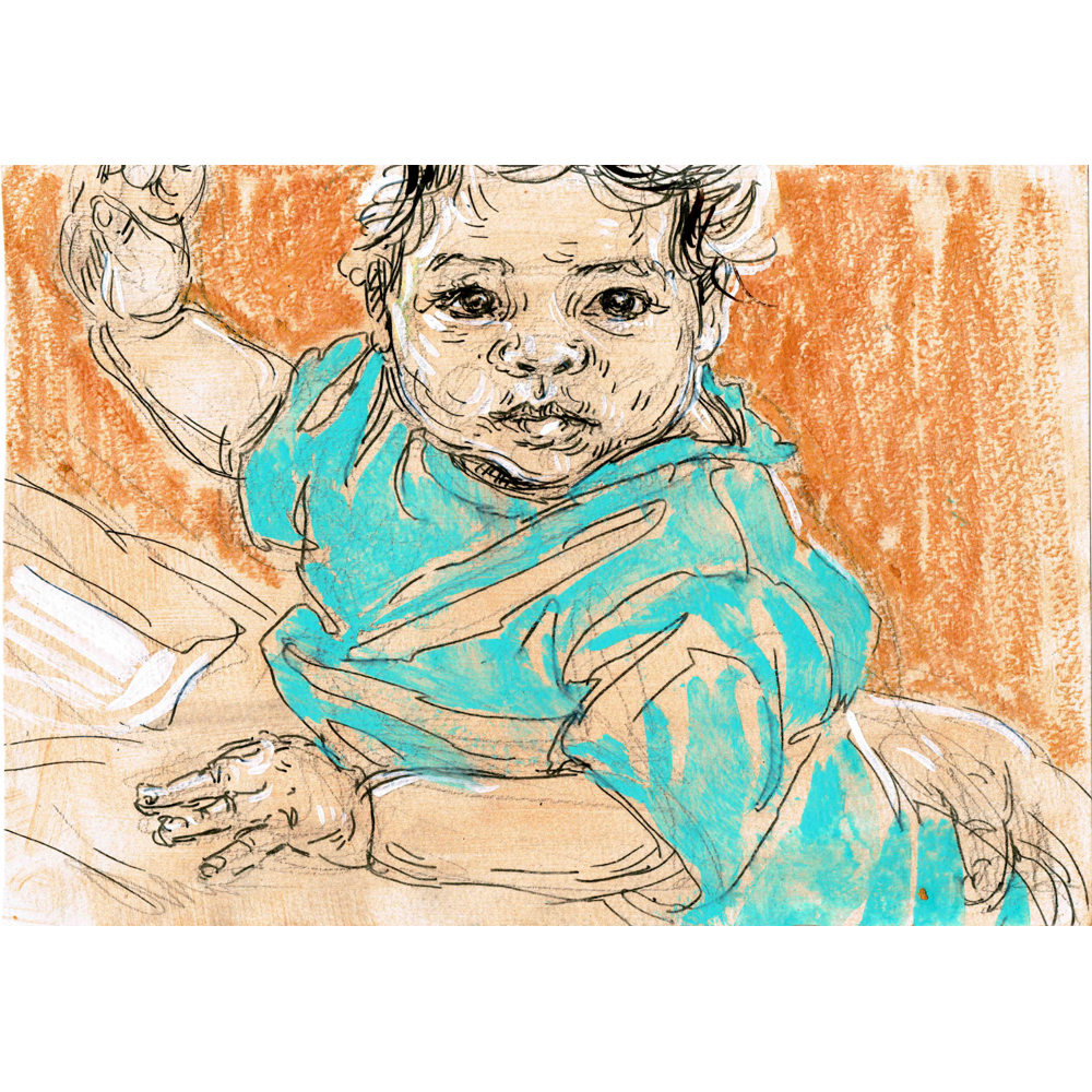 Swoon - TSR Drawing 11 - Turner Carroll Gallery