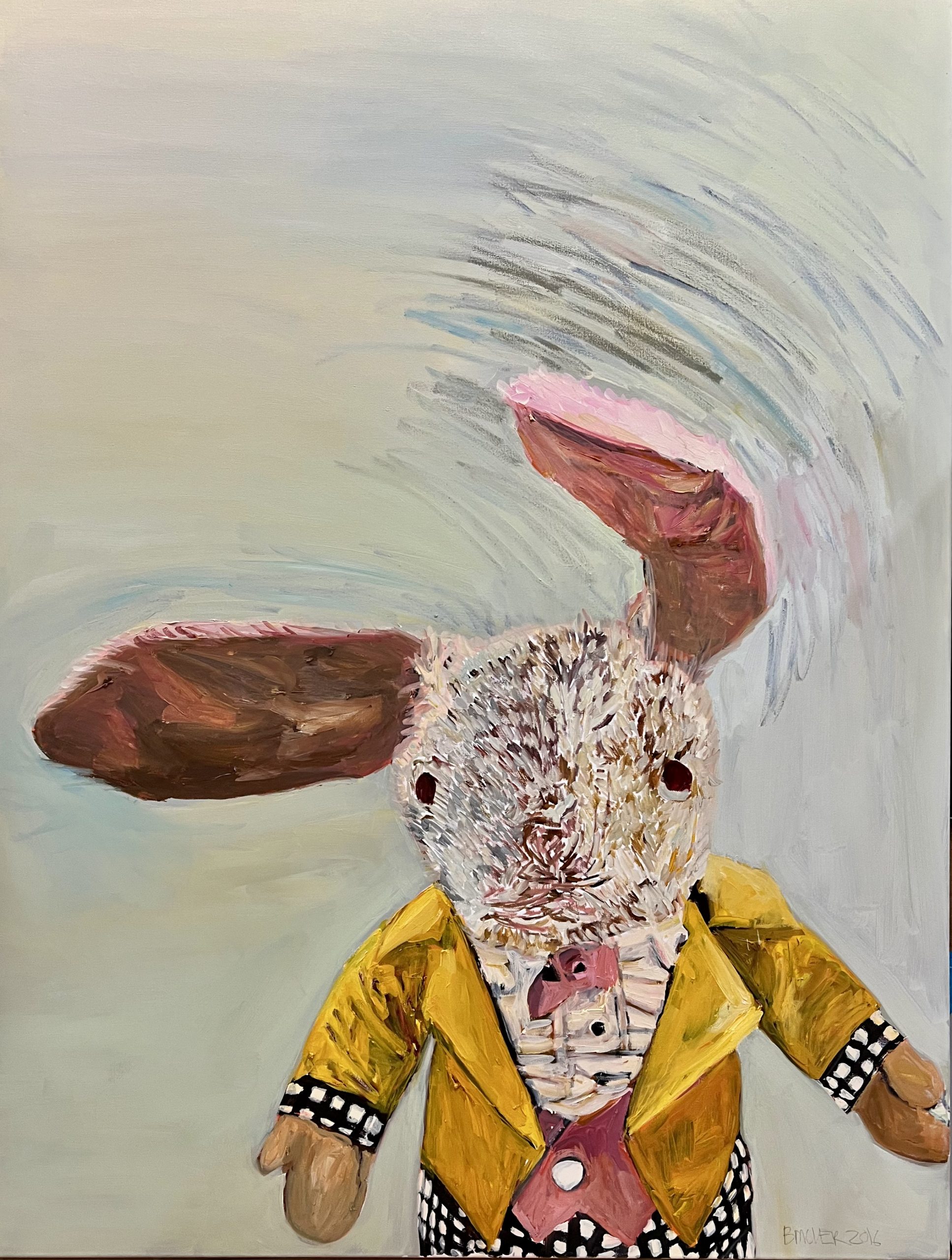 Beverly McIver - Toy Rabbit - Turner Carroll Gallery