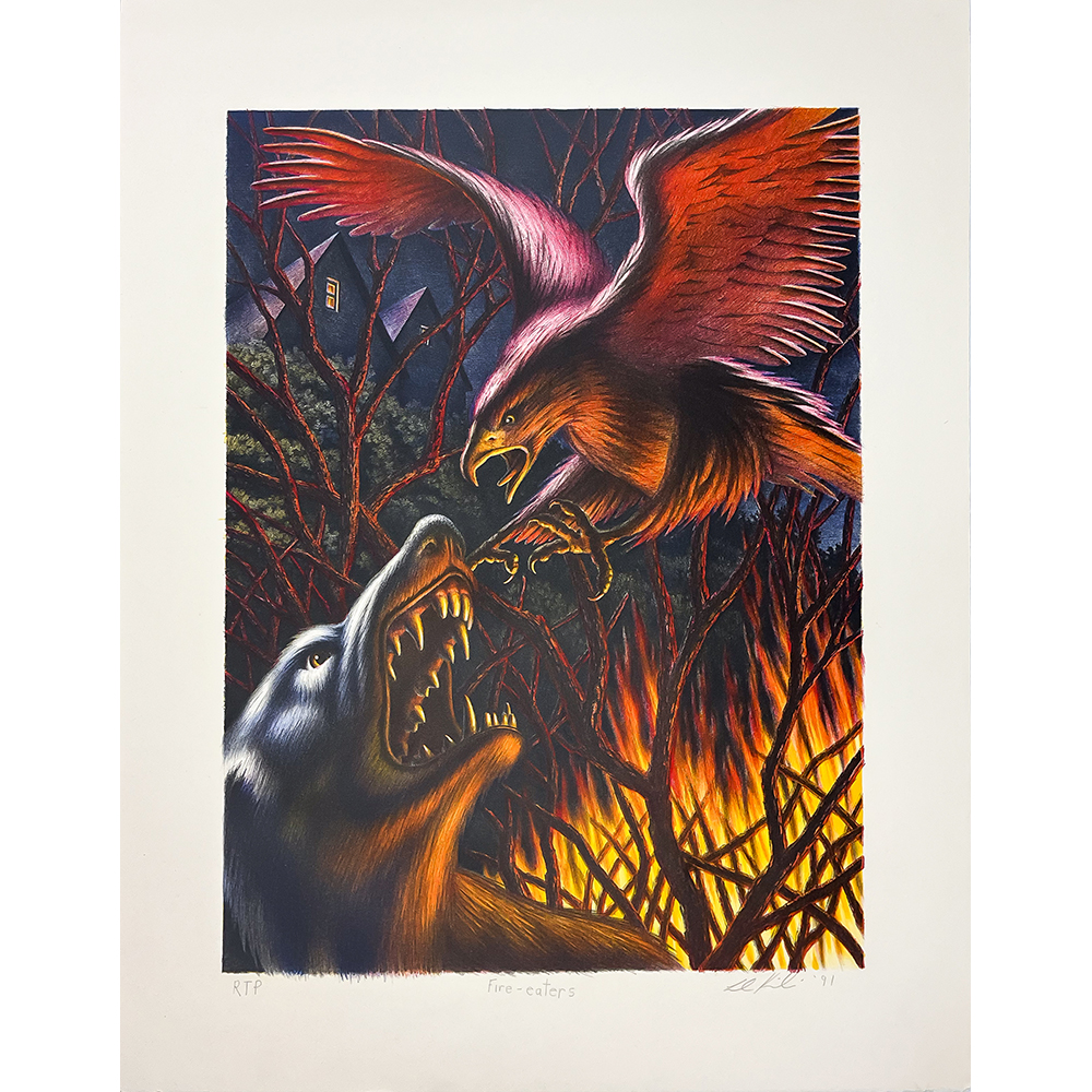 Leonard Koscianski - Fire-Eaters State I - Turner Carroll Gallery